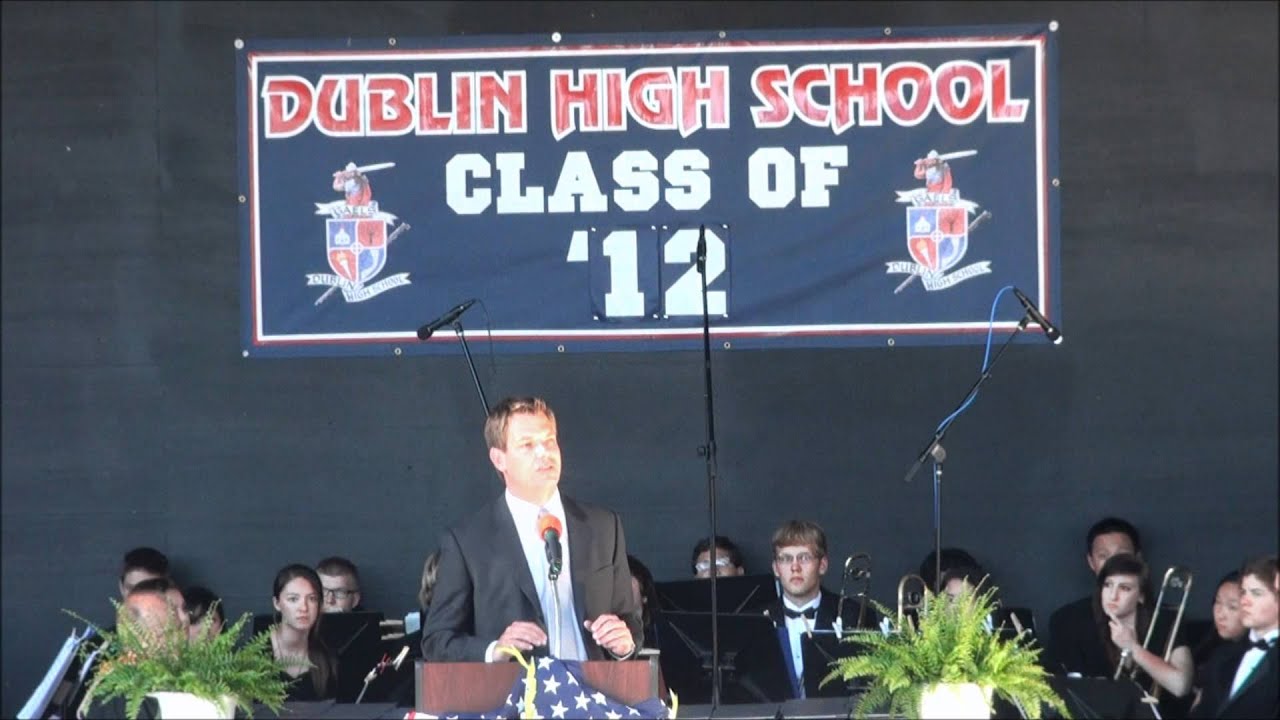 Eric Swalwell - Dublin High School Commencement Class of 2012 - YouTube