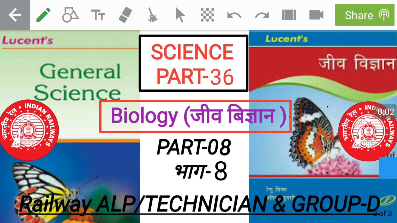 Science Part-36 || Lucent objective book in video || RRB ALP/TECHNICIAN ...