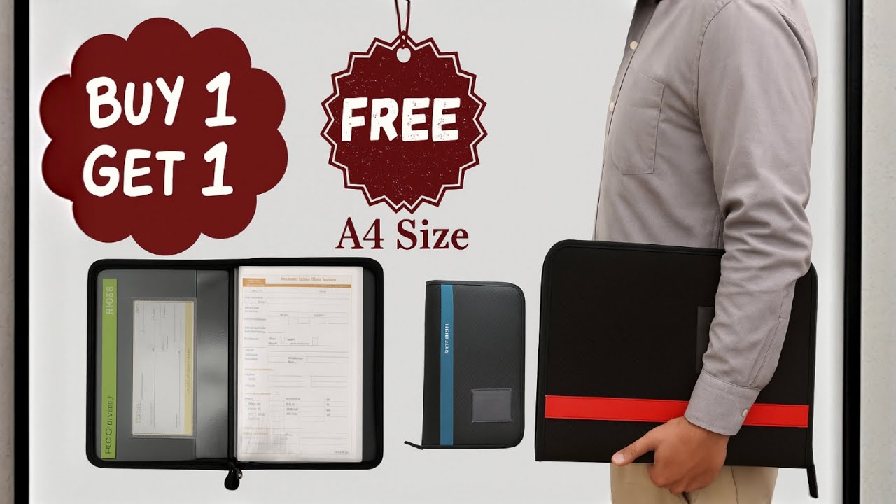 Best And Premium A4 File Folder (20 Pages) Portfolio Folder Unboxing ...
