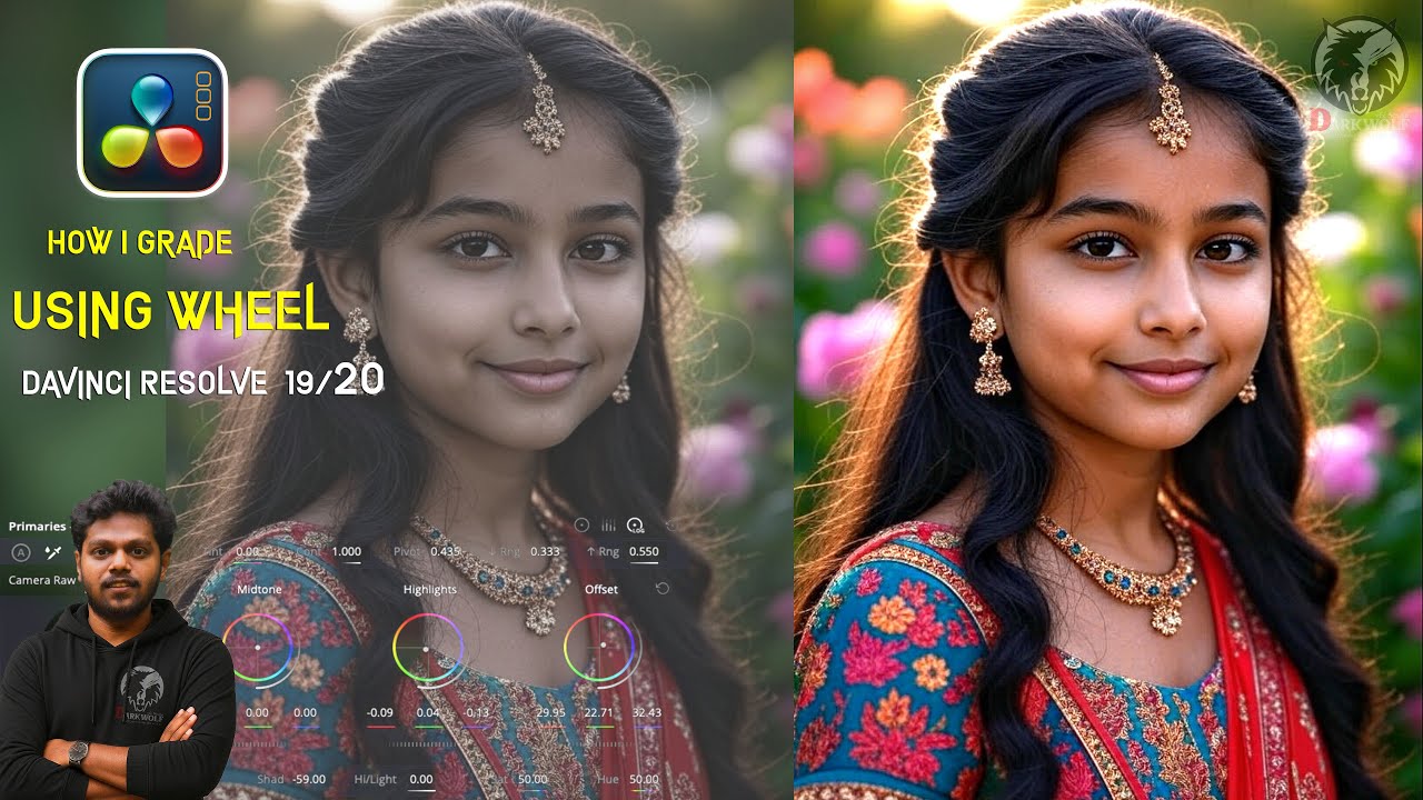 How to Bright Face and Increase Skin Color/saturation in DaVinci ...