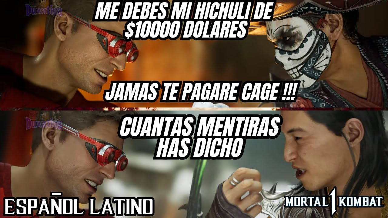 Johnny Cage le reclama el Hichuli a Sub Zero !! Mortal Kombat 1 - YouTube