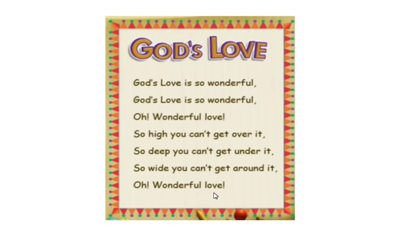 Gods Love Is So Wonderful