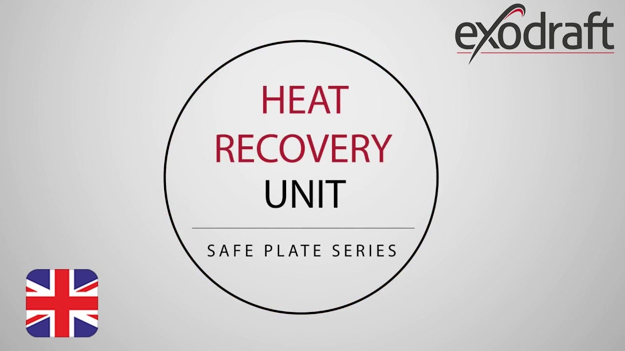 exodraft Heat Recovery Safe Plate (SP) 80-500 - YouTube