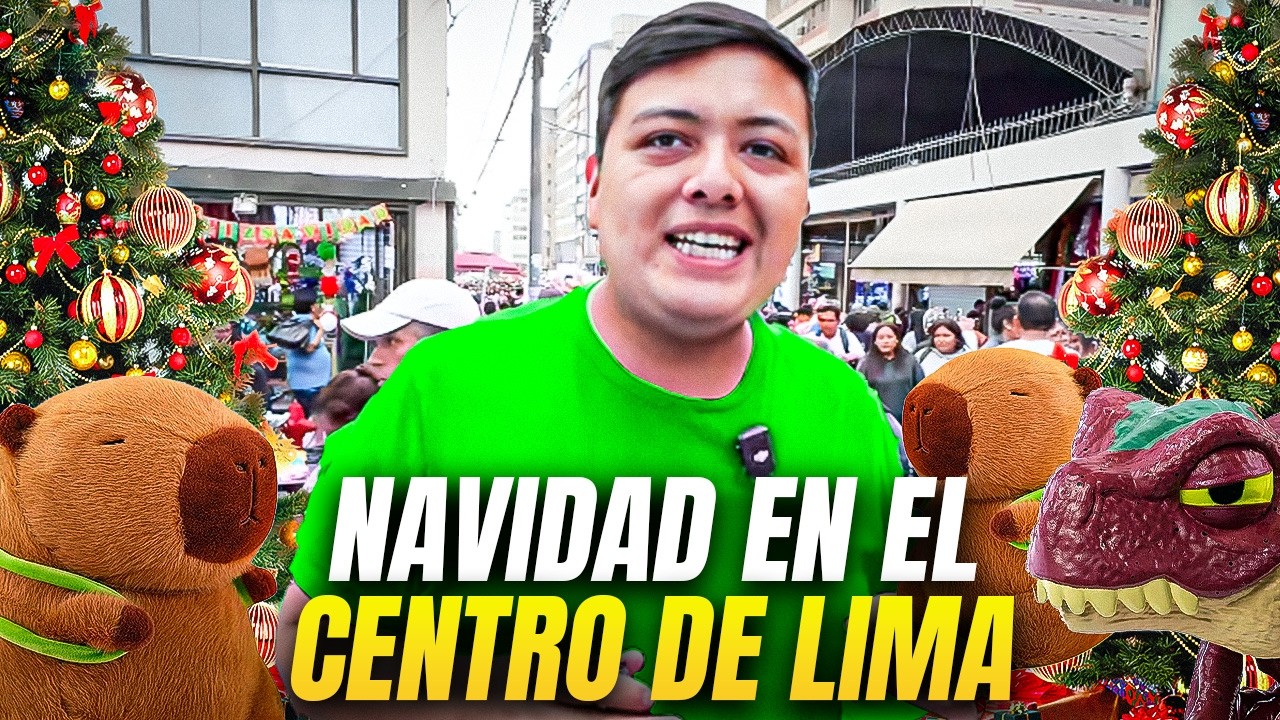 NAVIDAD en EL CENTRO DE LIMA - Julito TV Oficial - YouTube
