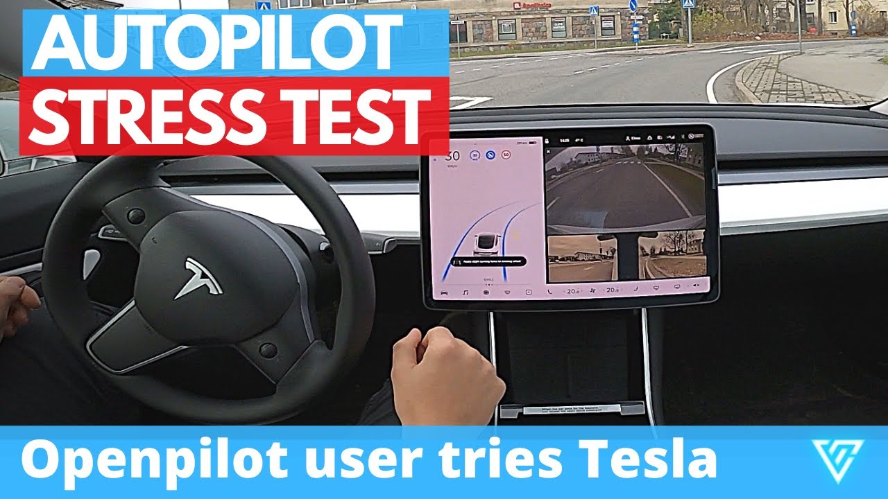 Openpilot User Tries Tesla Autopilot First Time Experience - YouTube