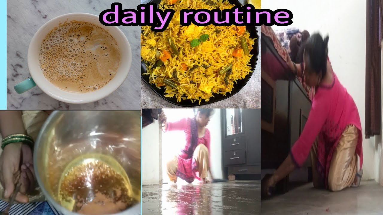 daily routine Indian housewife busy routine #vegetablebiryani - YouTube