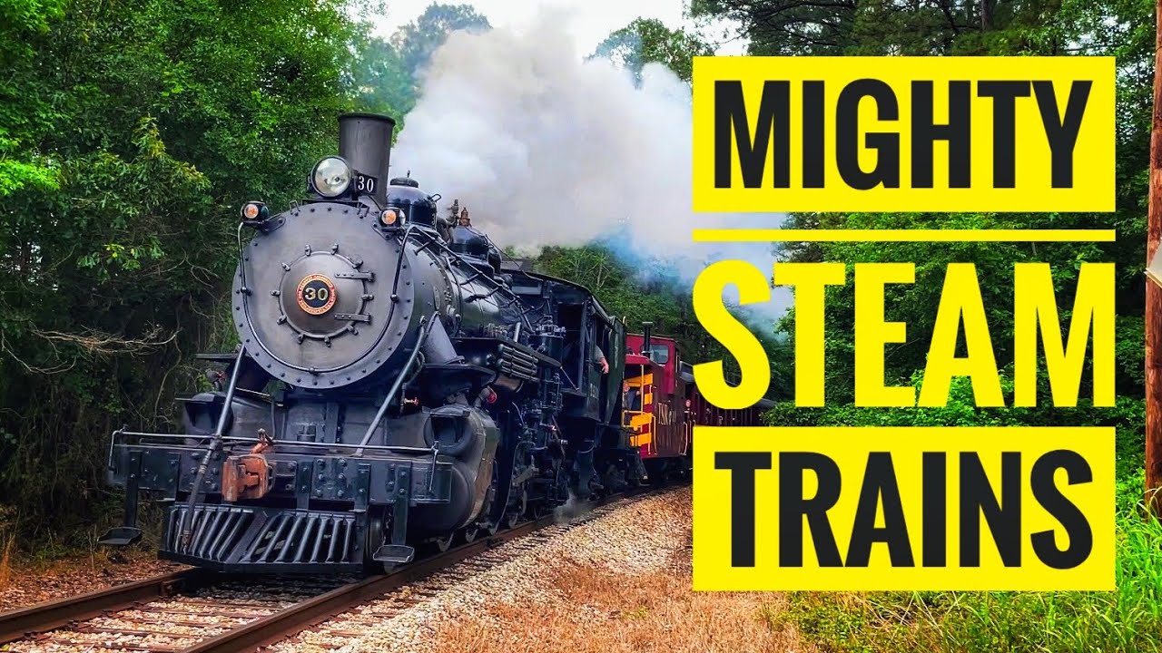 Steam Trains! American Steam Train Compilation! - YouTube