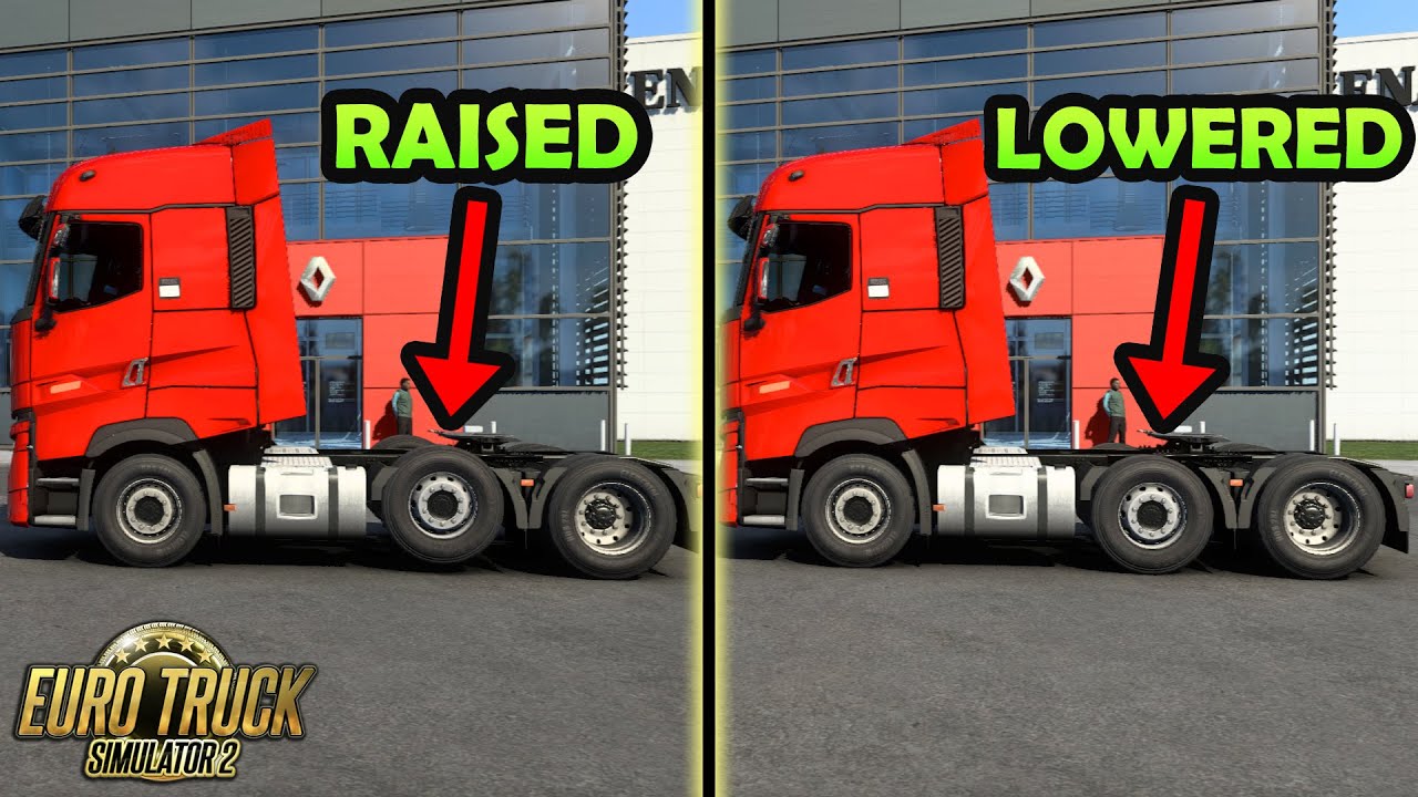 How to Raise/Lower a Lifted Axle on ETS2 (+Purpose Explanation) - Euro ...