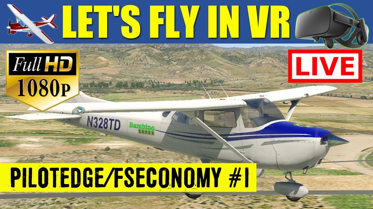 X Plane 11 VR LIVE Stream PilotEdge FSEconomy #1 L35 KTSP - YouTube
