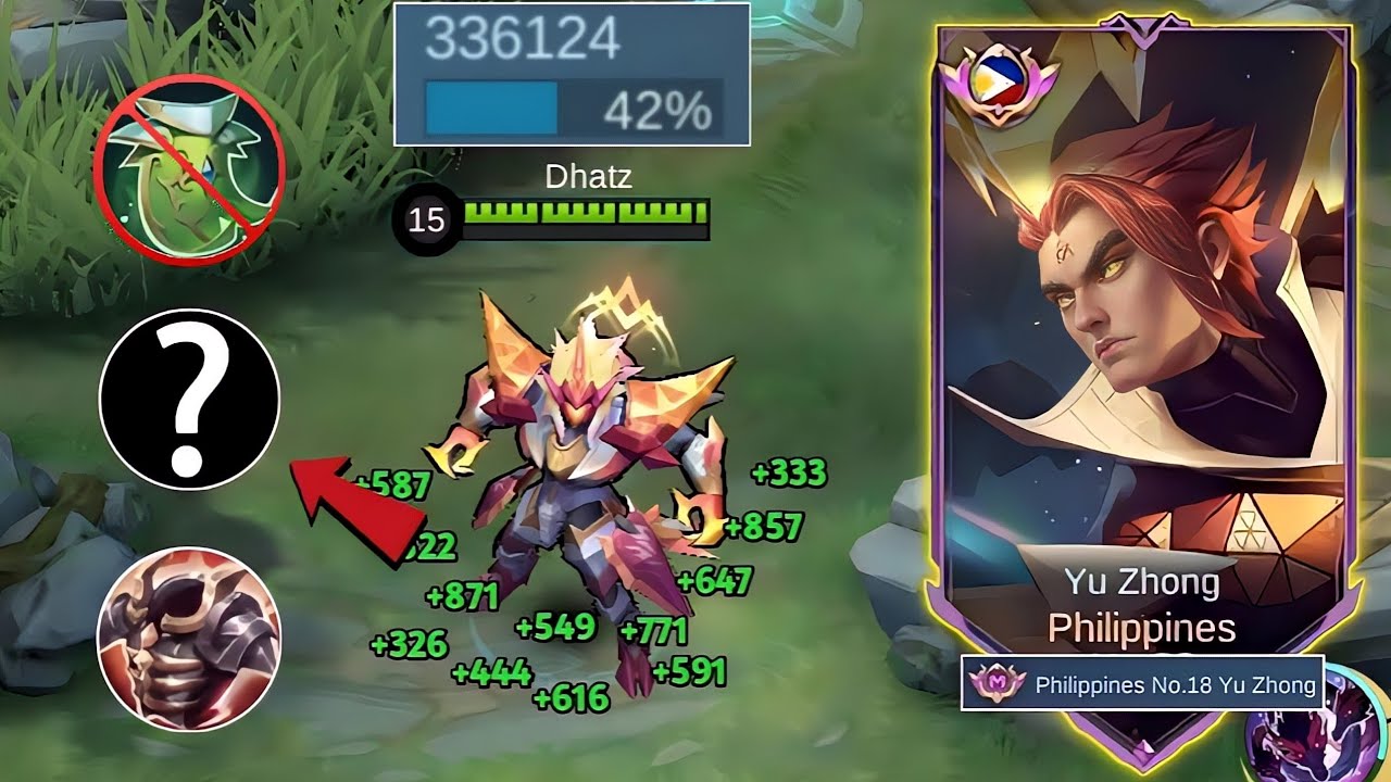 336K DAMAGE TAKEN! YU ZHONG SUSTAIN BUILD FOR LONGER TEAM FIGHT! (must ...