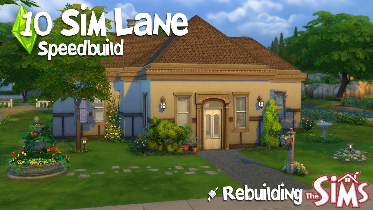 10 Sim Lane | Rebuilding The Sims | The Sims 4 - YouTube