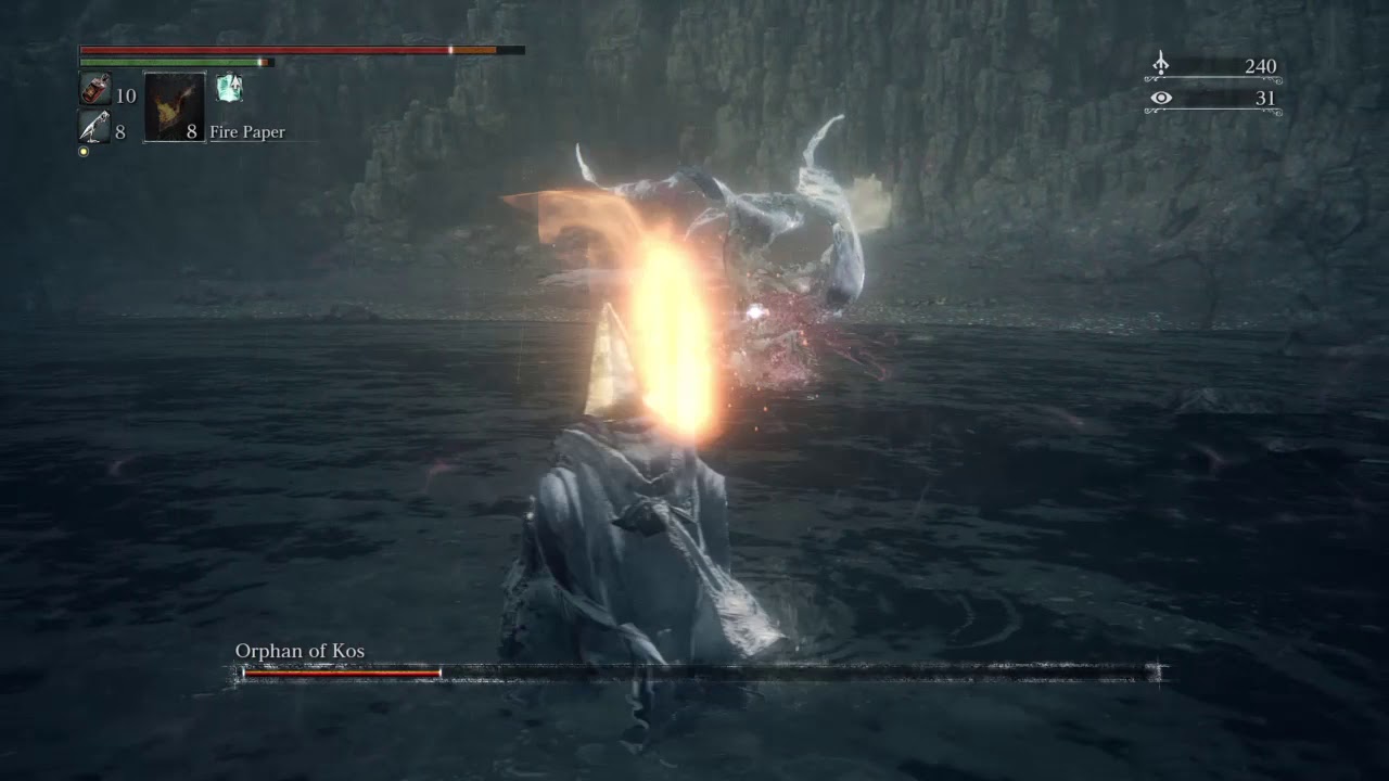 Bloodborne Boss Fight - Orphan of Kos - YouTube