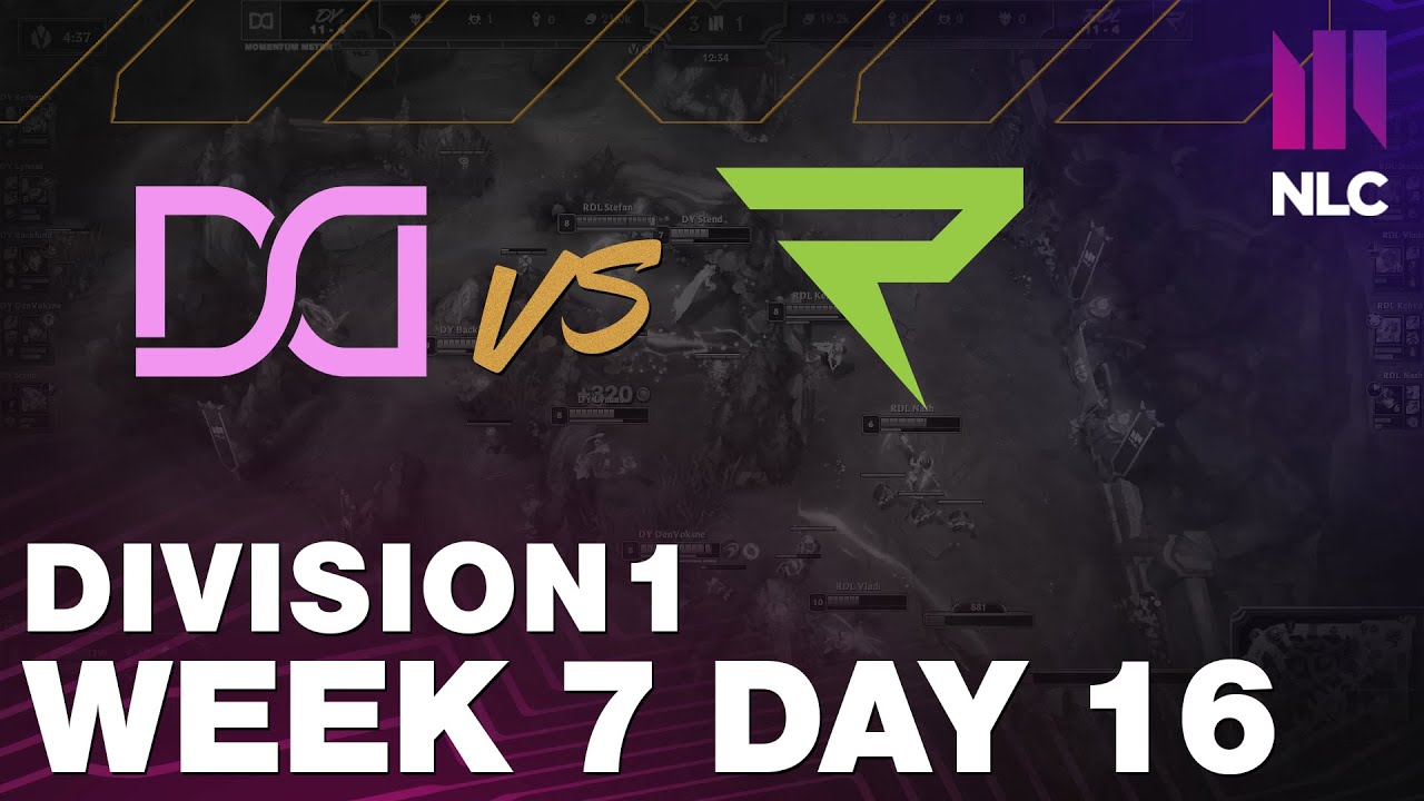 NLC 2022 | Summer Split - Division 1 | Week 8 - Gameday 16 | Dusty vs ...