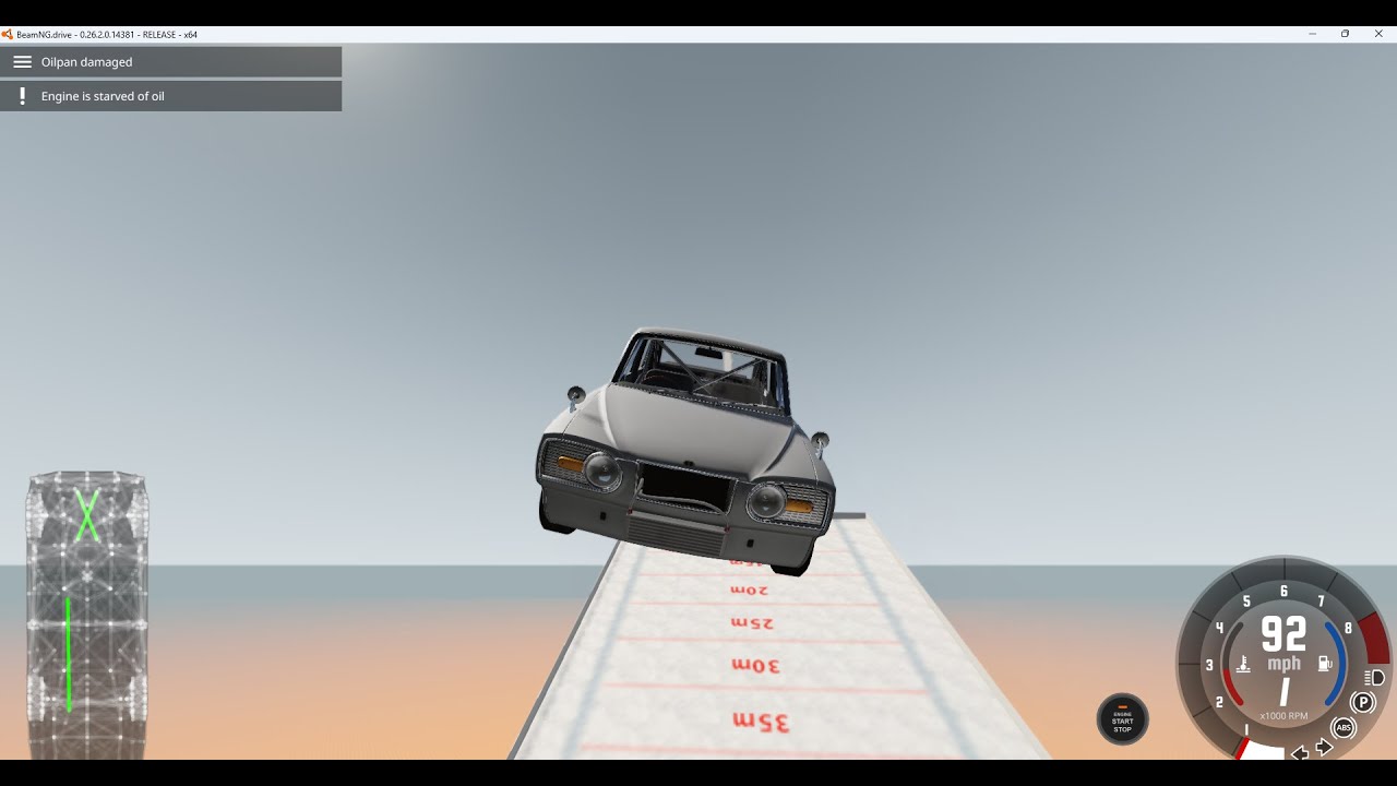 Beamng Drive All Ibishu miramar's go off ski slope - YouTube