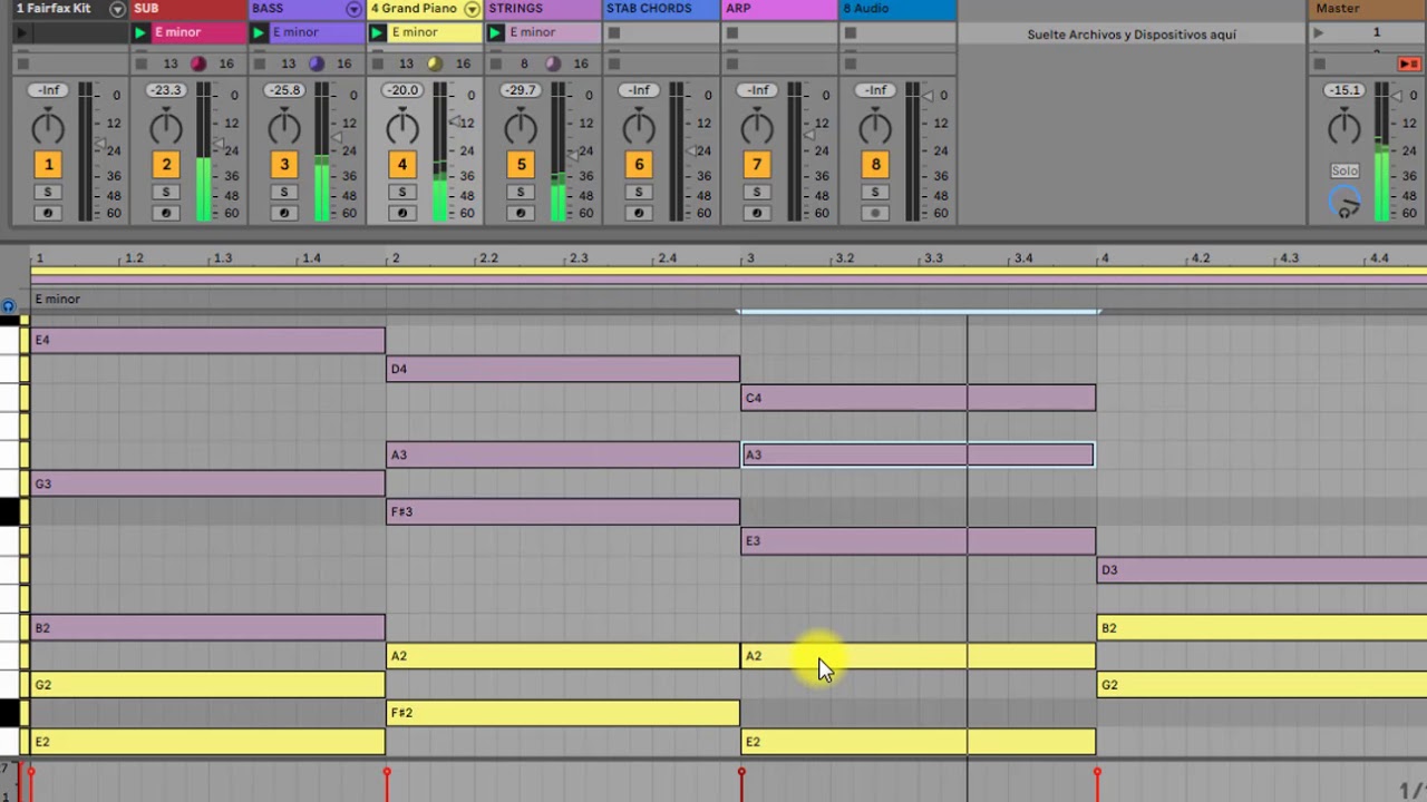 Tutorial Ableton Live: Acordes y progresión armónica - YouTube
