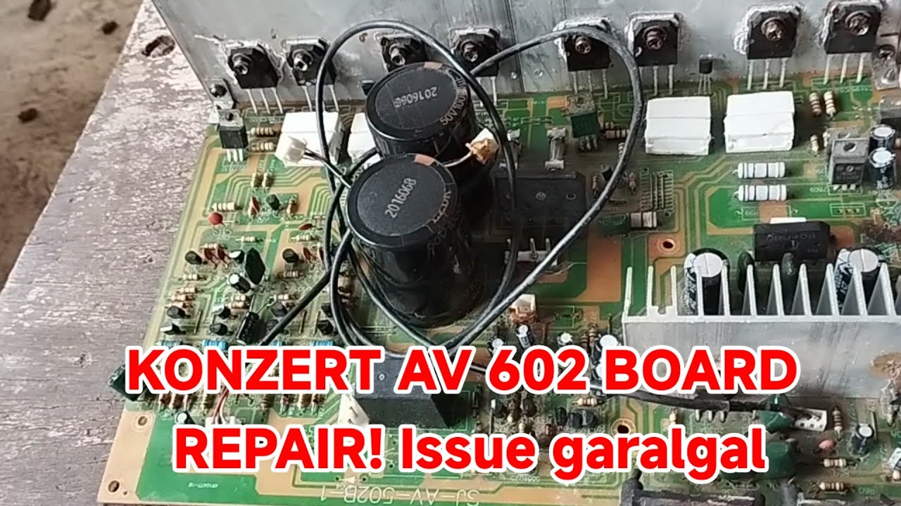 KONZERT AV 602 Basag at garalgal ang tunog...! - YouTube