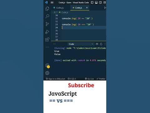 JavaScript in Telugu: JavaScript Operators == vs ===, Javascript Tutorial For Beginners,Java ...