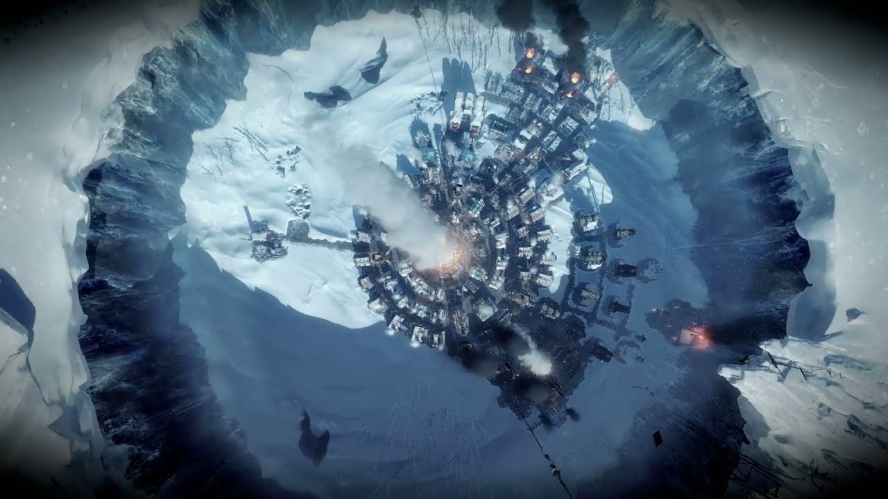 Frostpunk ending screen of A New Home - YouTube