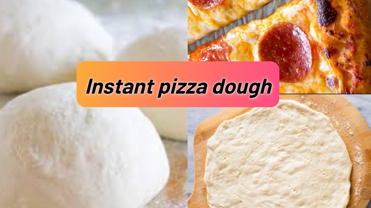 Instant pizza dough | 2 minutes homemade pizza dough recepi - YouTube