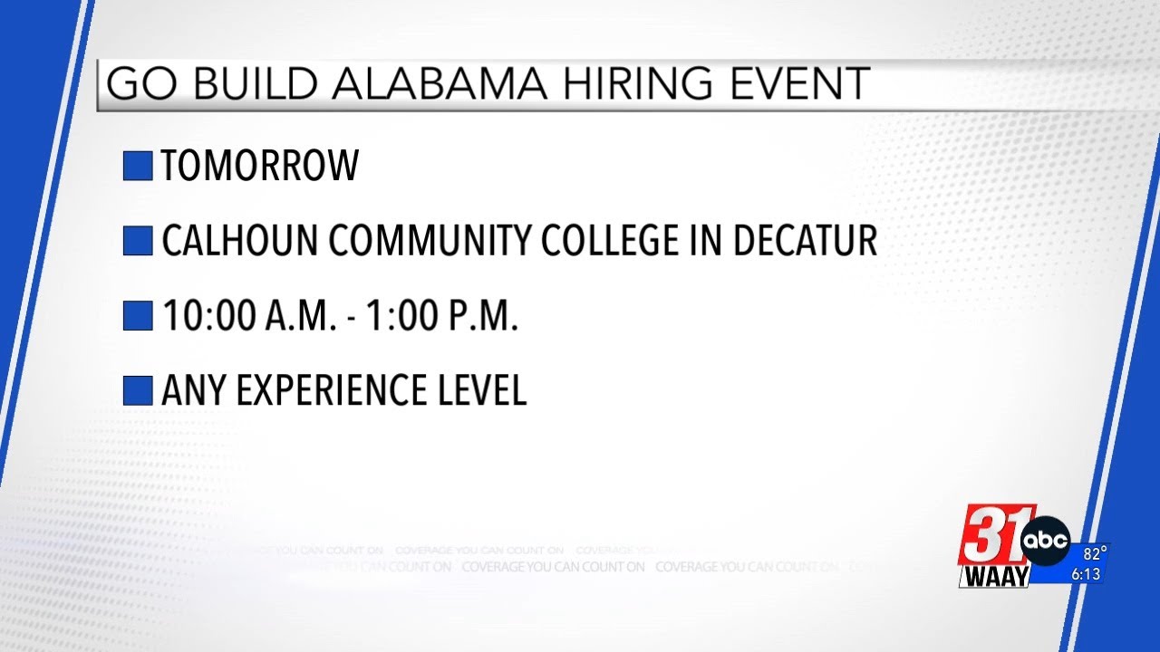 Build your future: Decatur job fair targets construction growth - YouTube