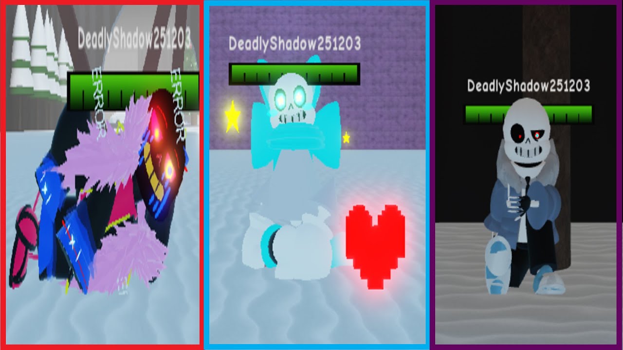 All Skin Characters [Showcase] [Undertale Ultimate Time Line] - YouTube