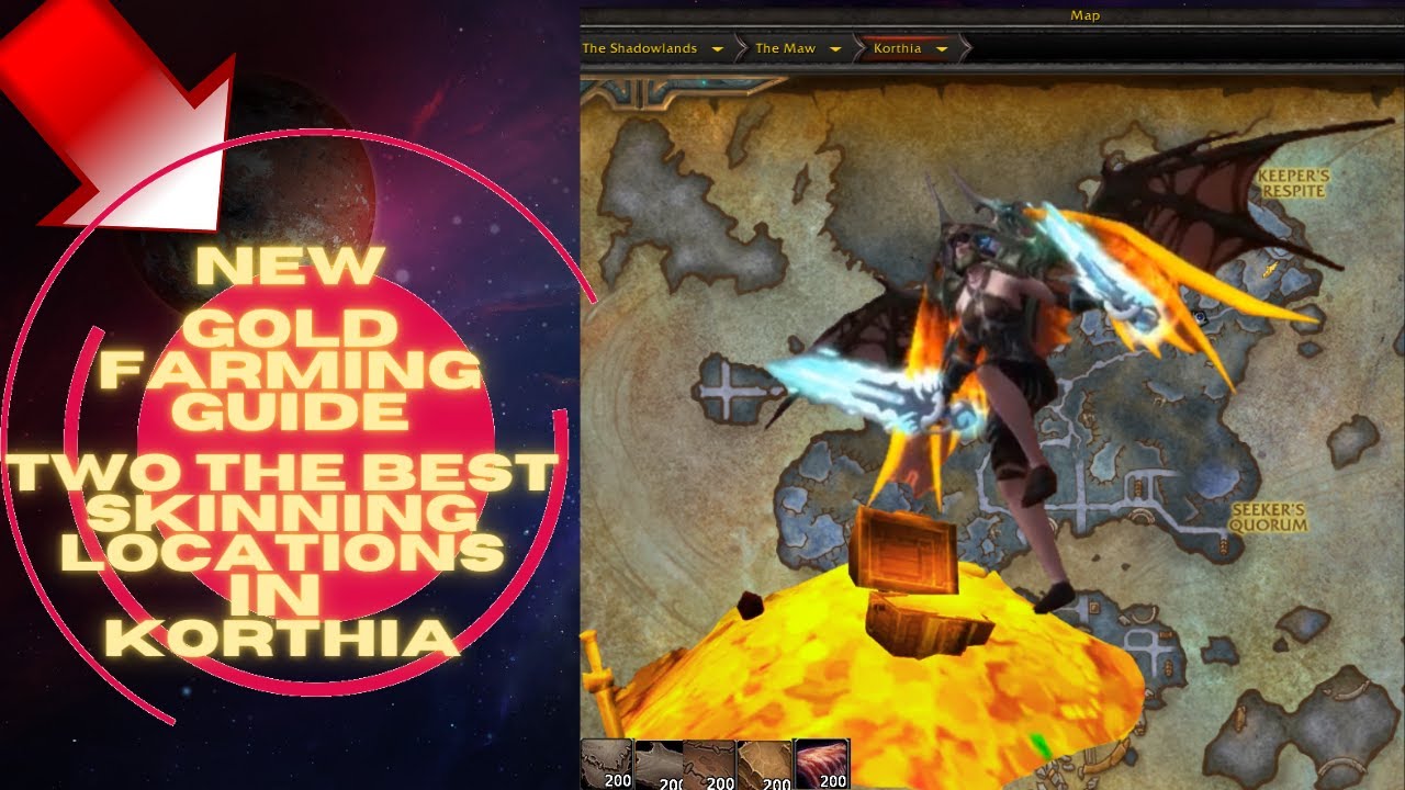 Wow gold farming | The best skinning locations in korthia. - YouTube