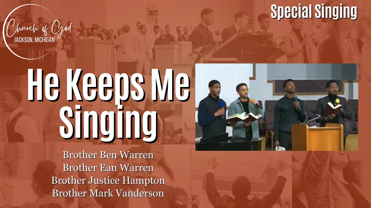 “He Keeps Me Singing (Jesus, Sweetest Name I Know)” | Special Singing ...