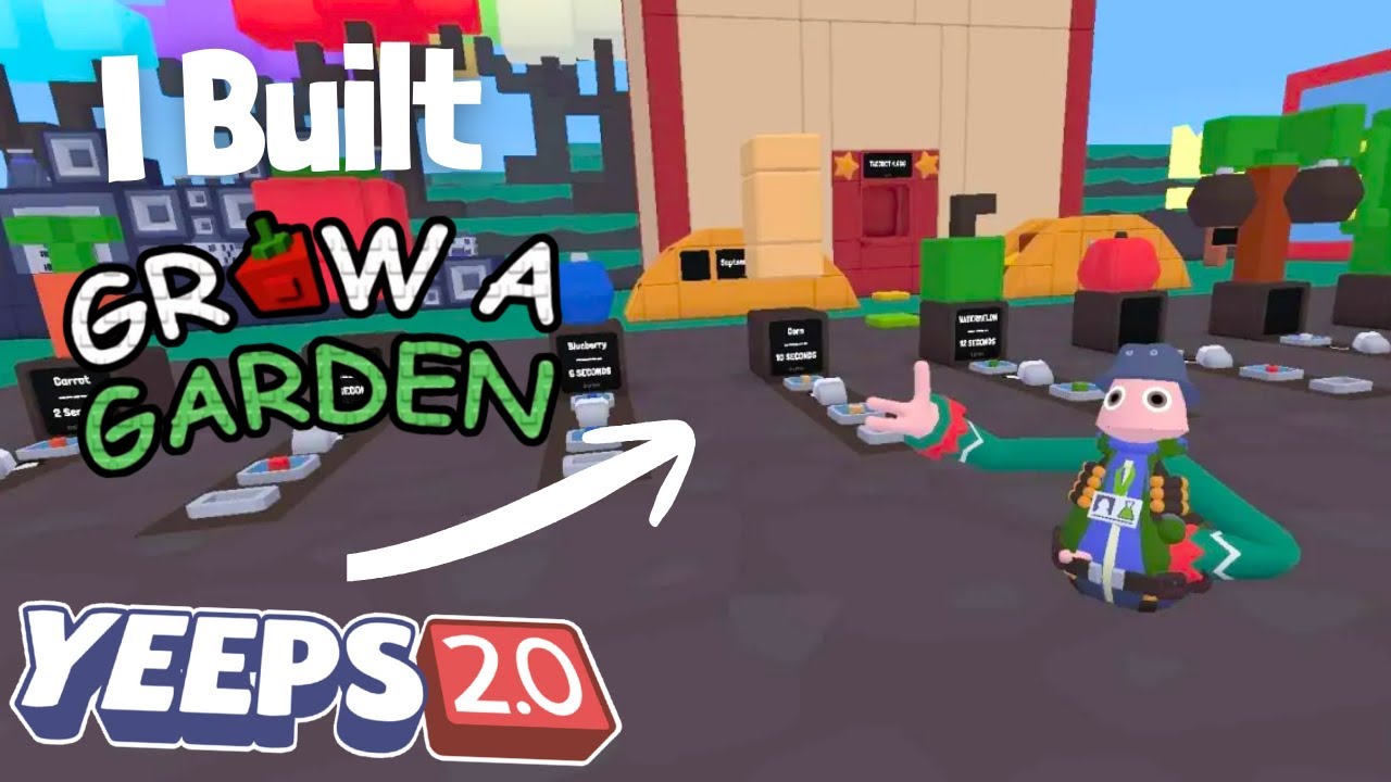 I Built the BEST Grow a garden map in YEEPS 2.0! - YouTube