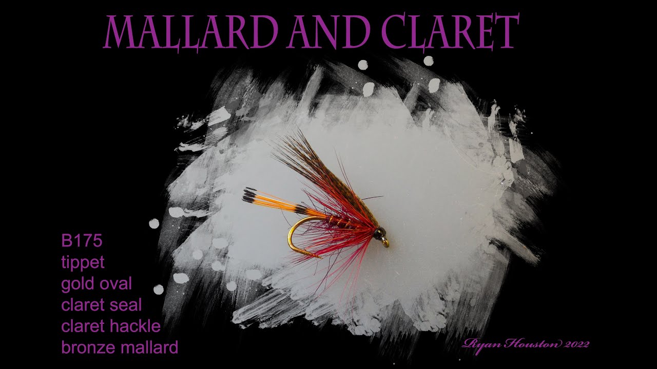 FLY TYING THE MALLARD AND CLARET WET FLY WITH RYAN HOUSTON - YouTube