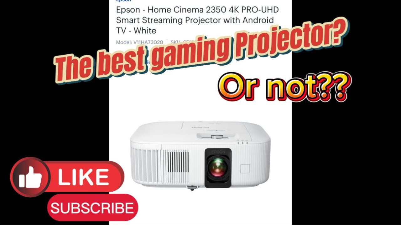 Epson Home Cinema 2350 4K PRO-UHD Smart Streaming Projector with ...