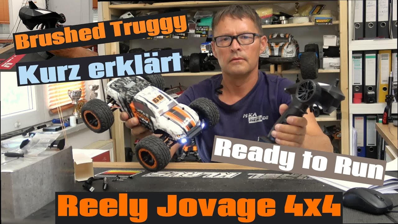 Reely Jovage 4x4 Mini Brushed Truggy 1/16 RTR mit Ladegerät und Akku # ...