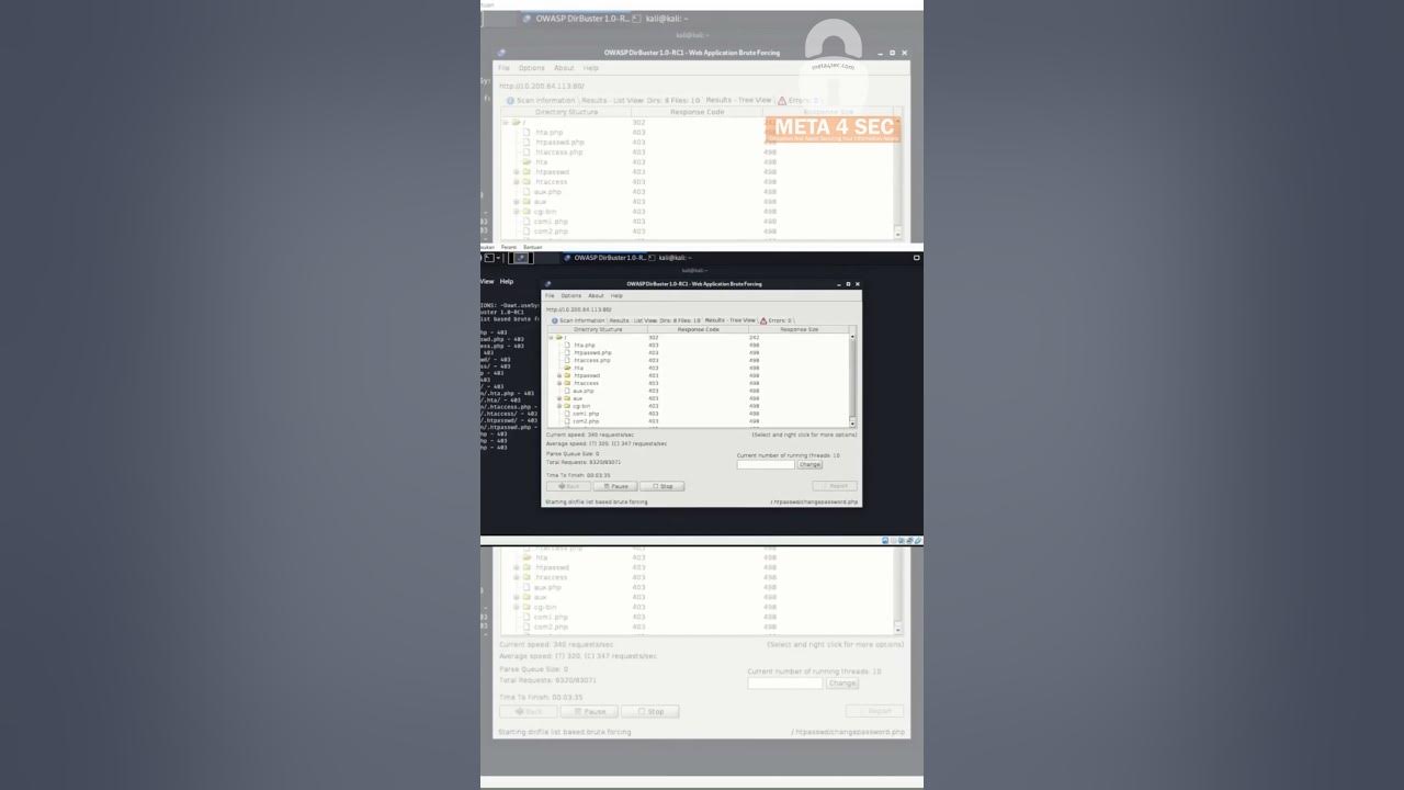 Dirbuster Tools Enumeration part 2 - YouTube