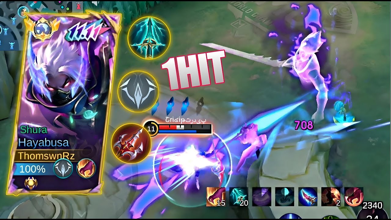 HAYABUSA BEST COMBO 1HIT SOLO RANK (try this ) HAYABUSA MOBILE LEGENDS ...