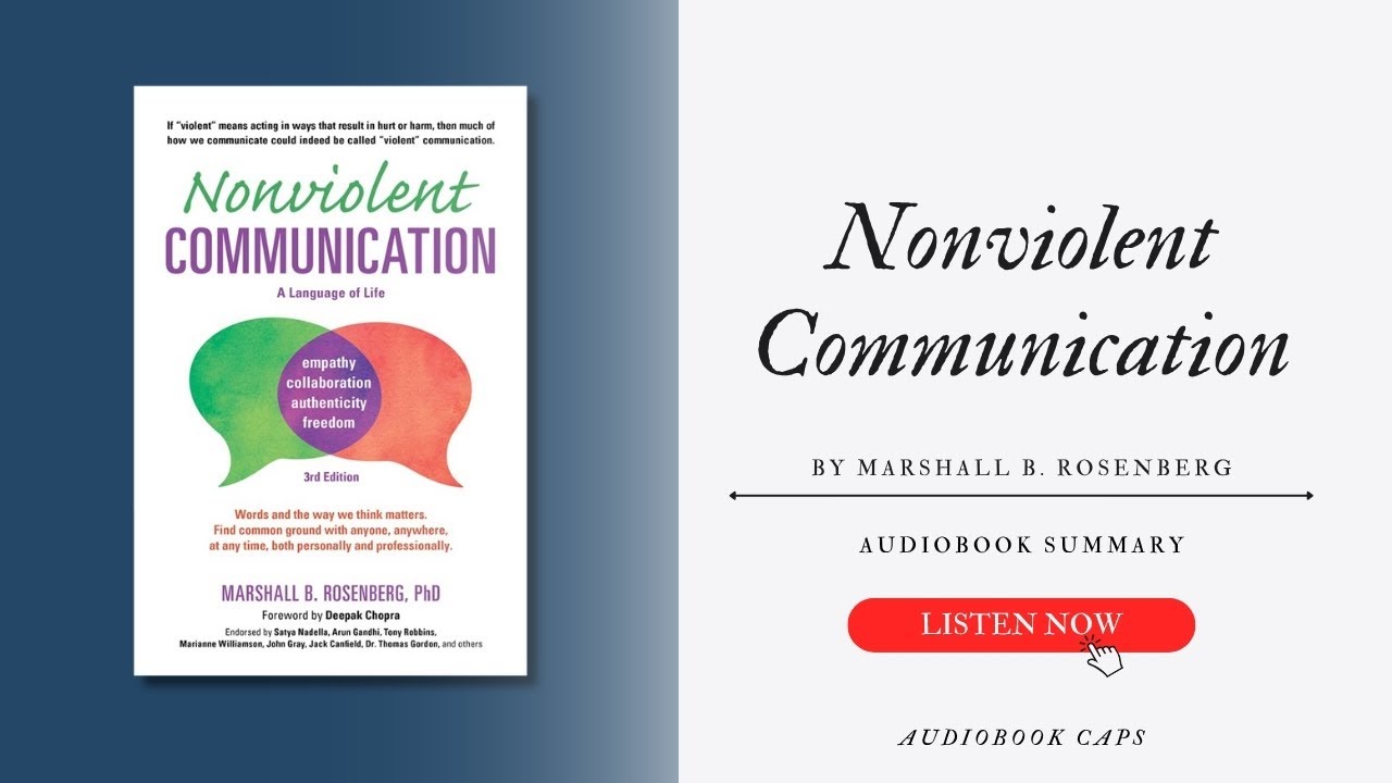 Nonviolent Communication By Marshall B. Rosenberg | Audiobook Summary ...