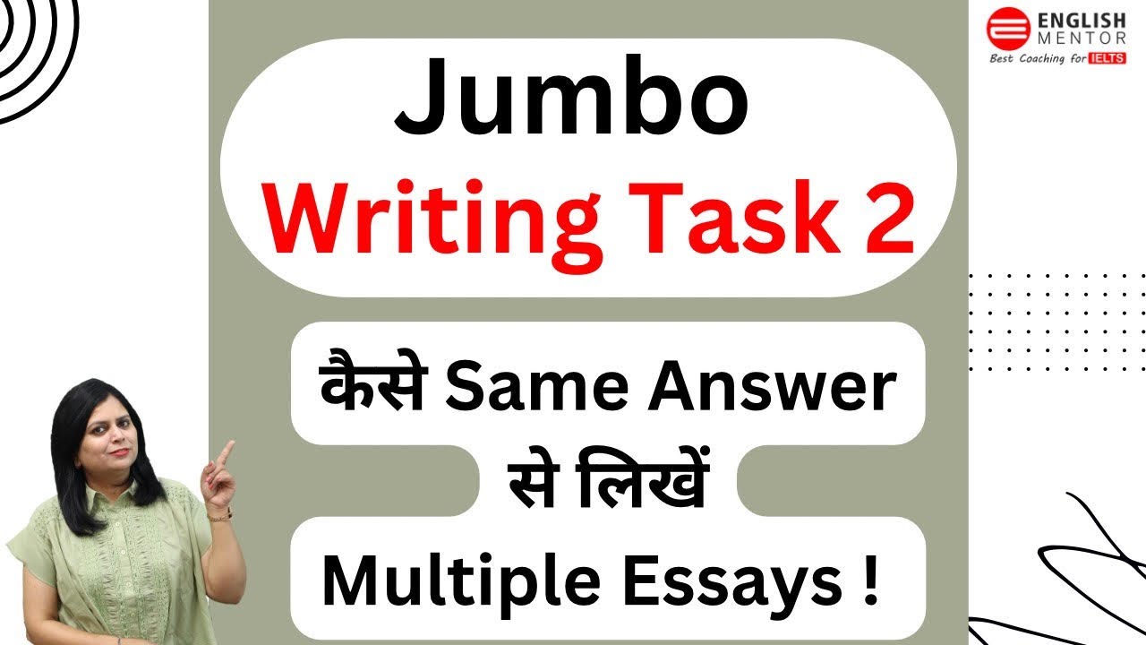 Jumbo Writing Task 2 - Write Multiple Essays with Same content - YouTube