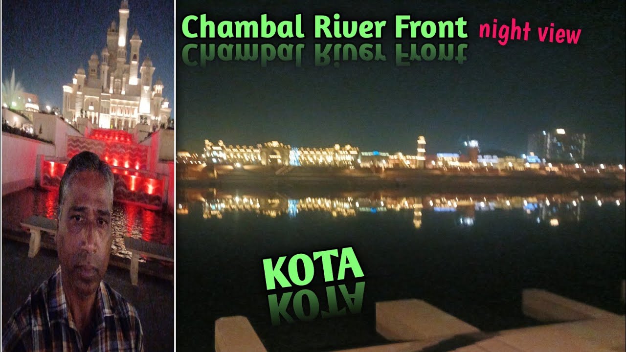 Chambal River Front Night view KOTA - YouTube