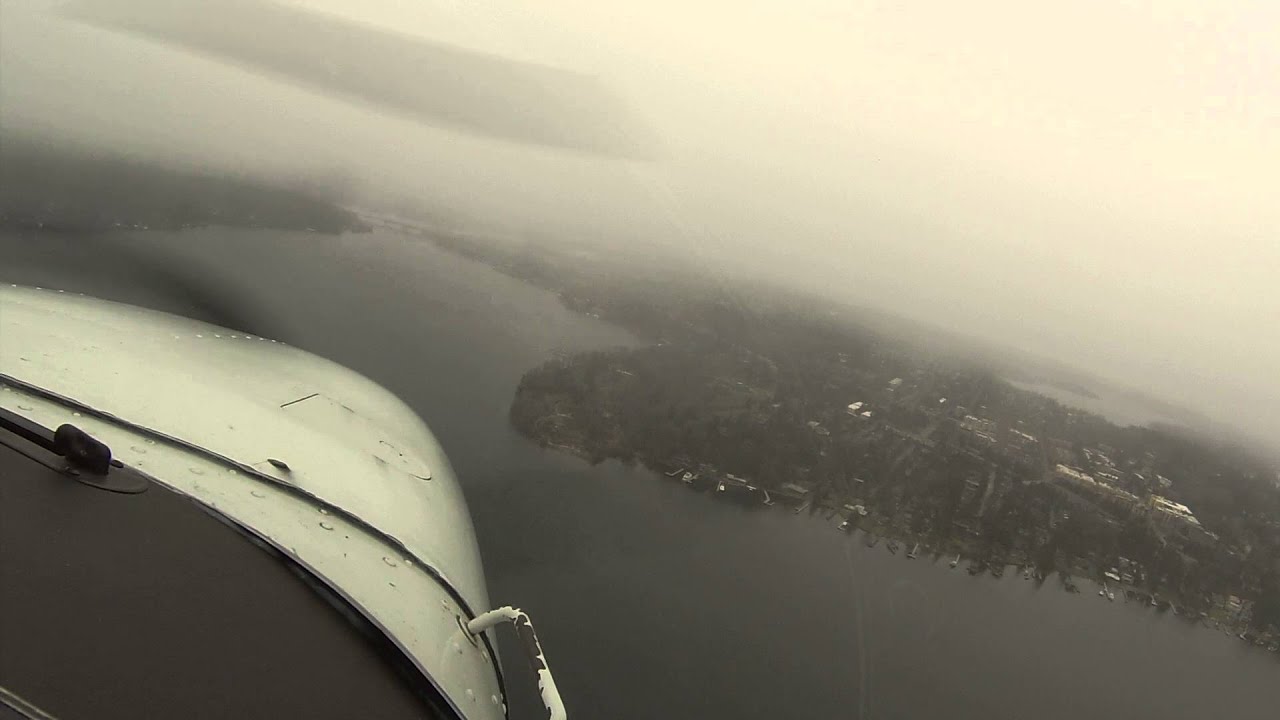Landing Renton with Snow - YouTube