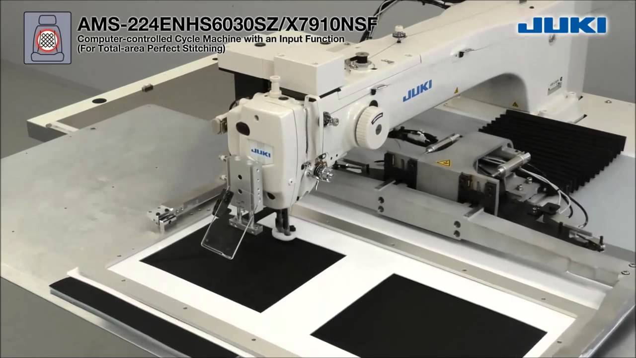 Juki AMS-224ENHS6030SZ/X7910NSF - YouTube