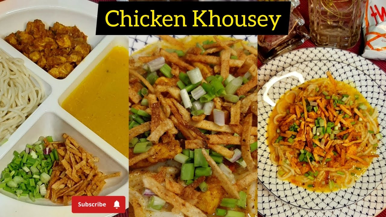 Chicken khao suey recipe|chicken khawsa recipe| #bakeparlor #speghetti ...