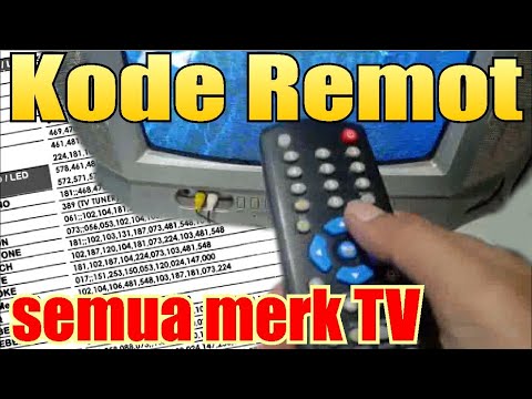 cara seting remot multi + kode remot semua merk tv