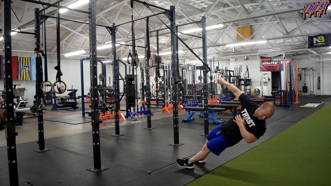 Single Arm Inverted Row With Rotation - THIRSTgym.com - YouTube
