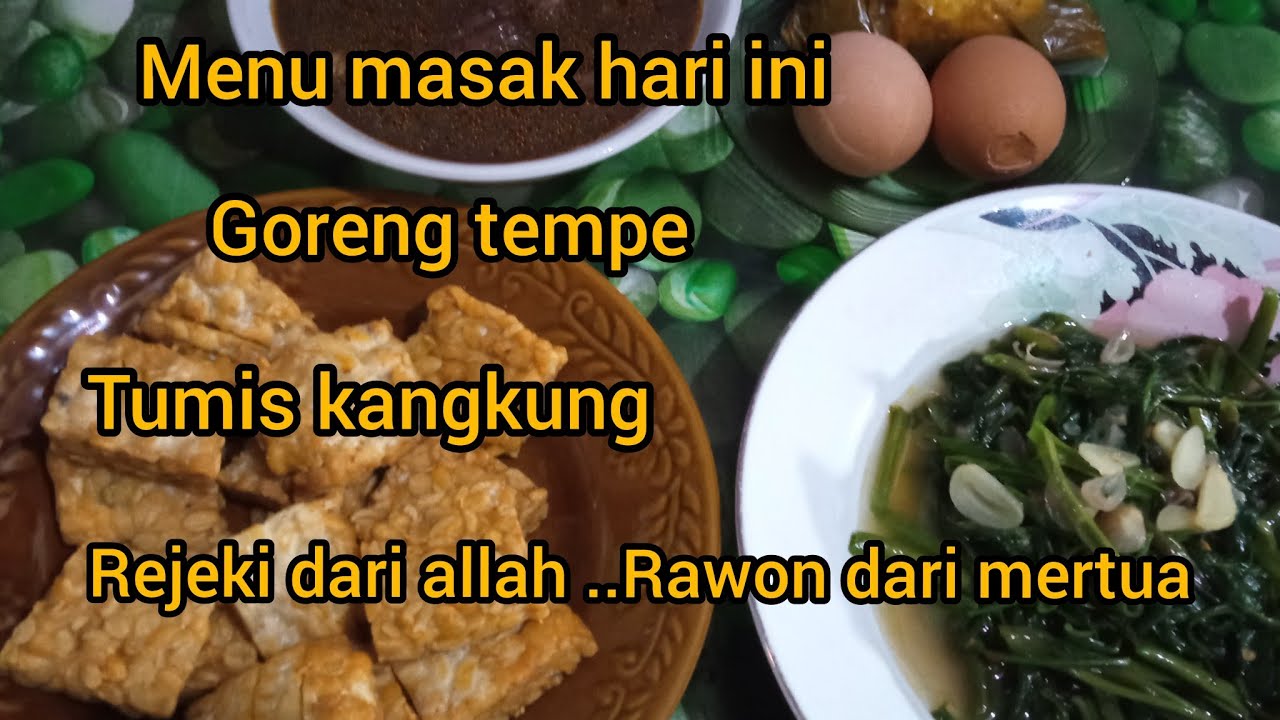 menu masak harian simple//kegiatan sehari hari dirumah... - YouTube