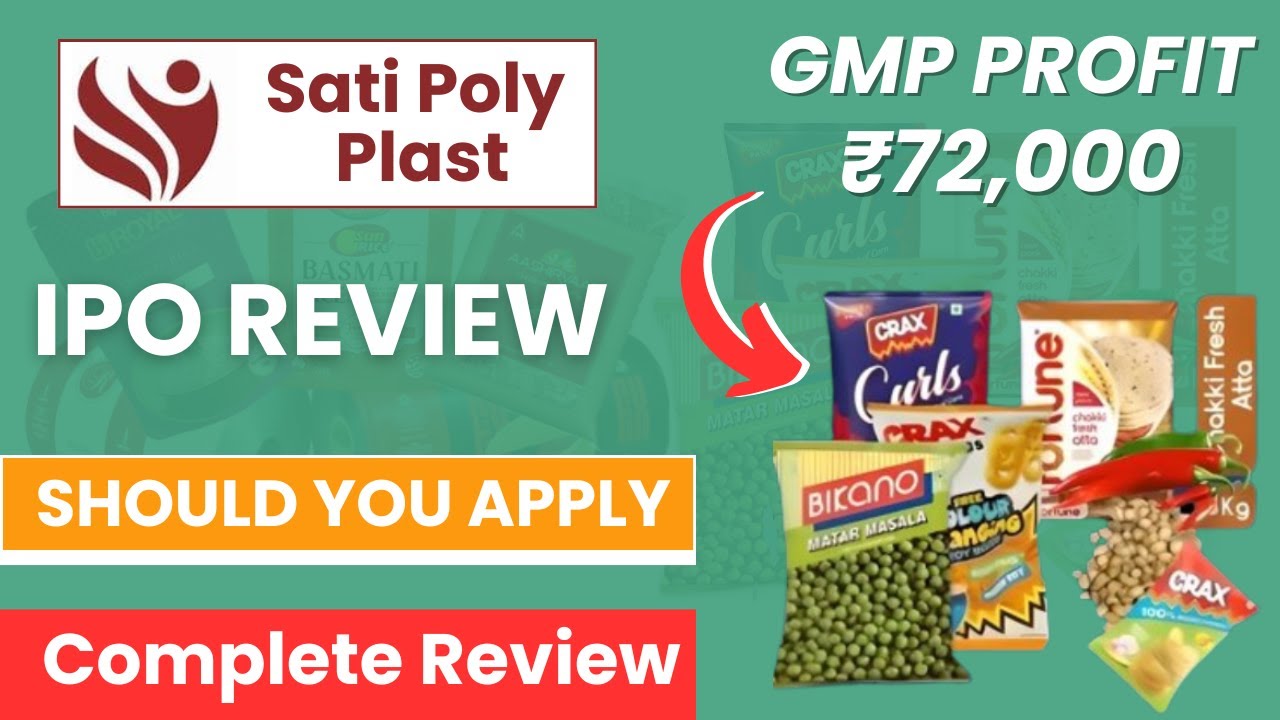 Sati Poly Plast IPO | Sati Poly Plast Limited IPO | GMP | Review ...