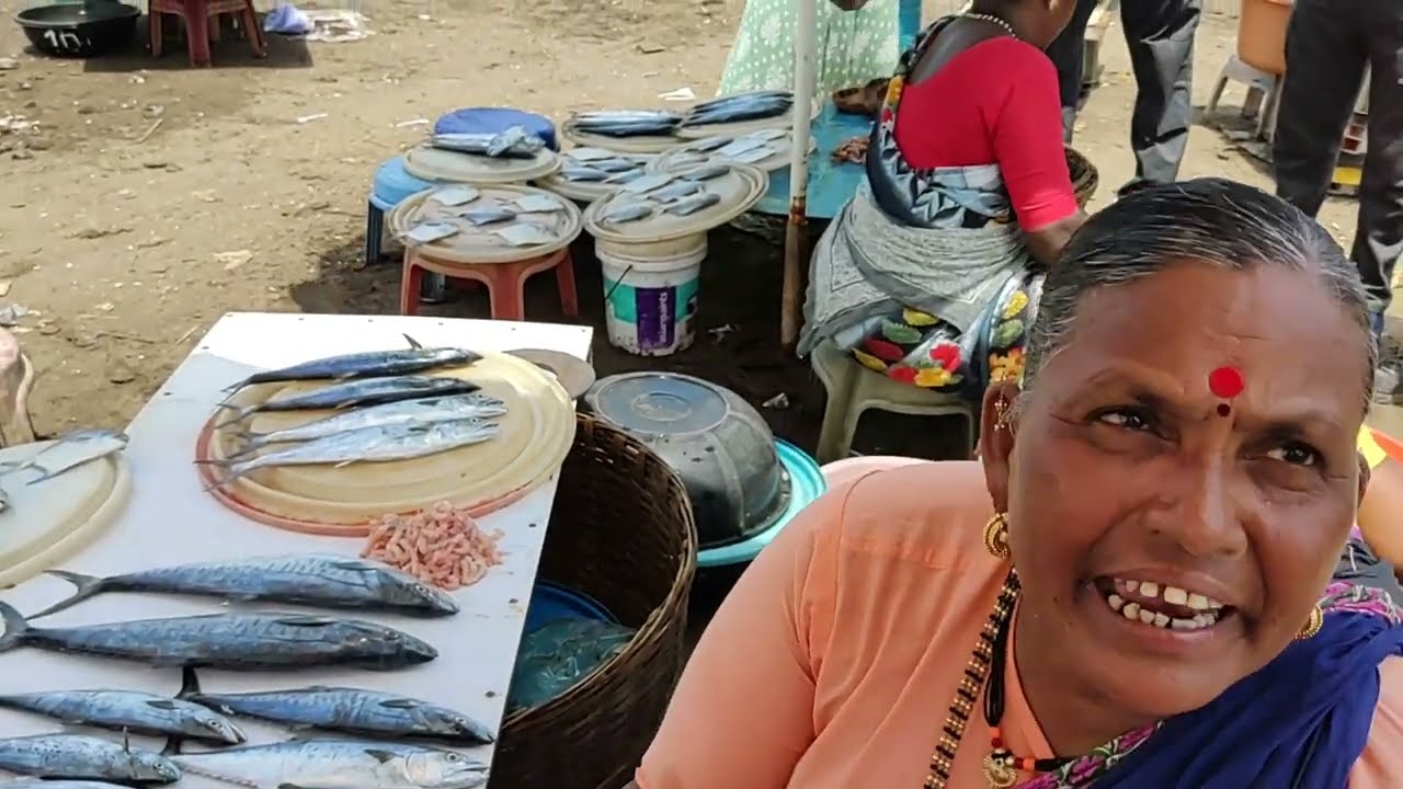 HARNE BANDAR FISH MARKET PART - 2 | DAPOLI | SHOPPING | NEELPRABHAS ...