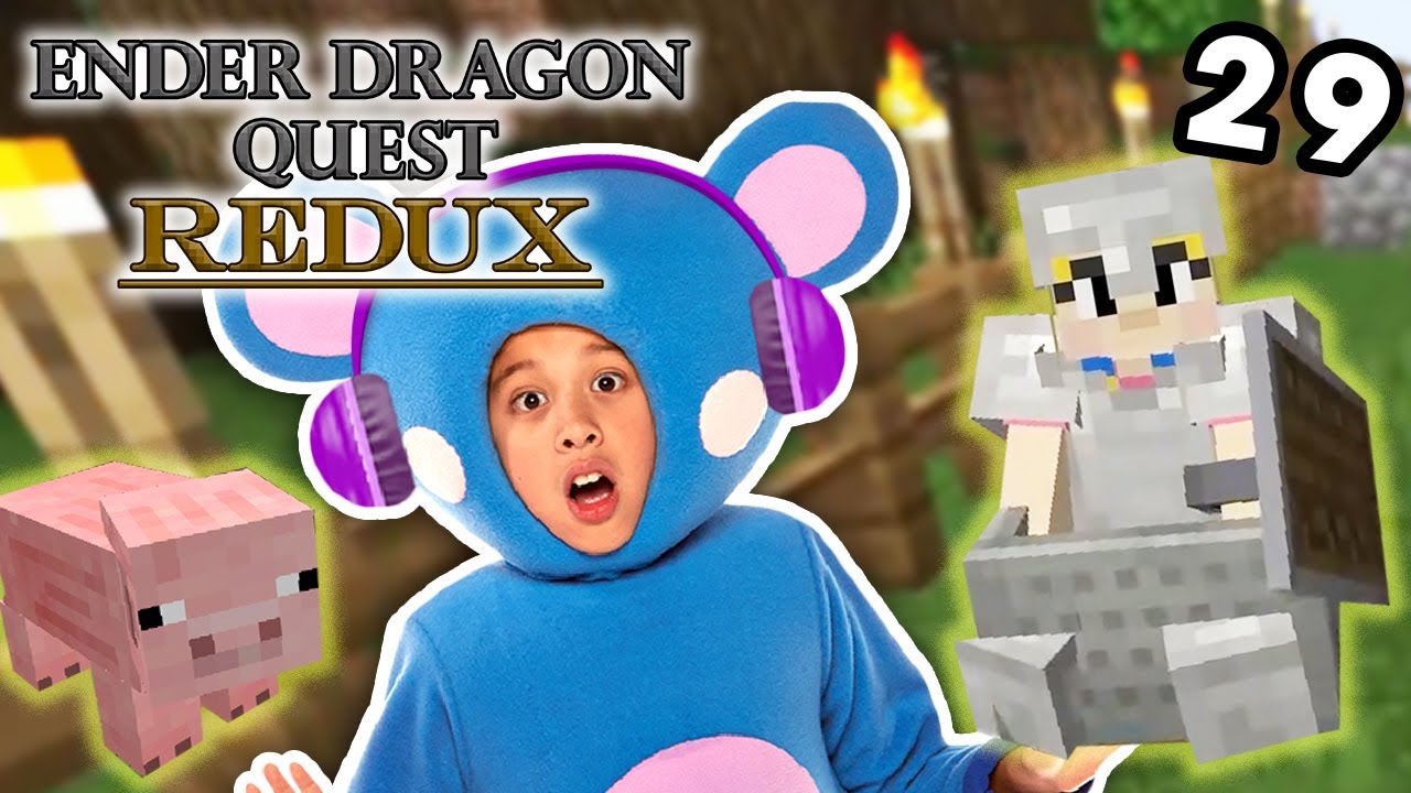🐭 Eep Survival Training 😩 | Ender Dragon Quest REDUX: Minecraft EP29 | Mother Goose Club Let's ...