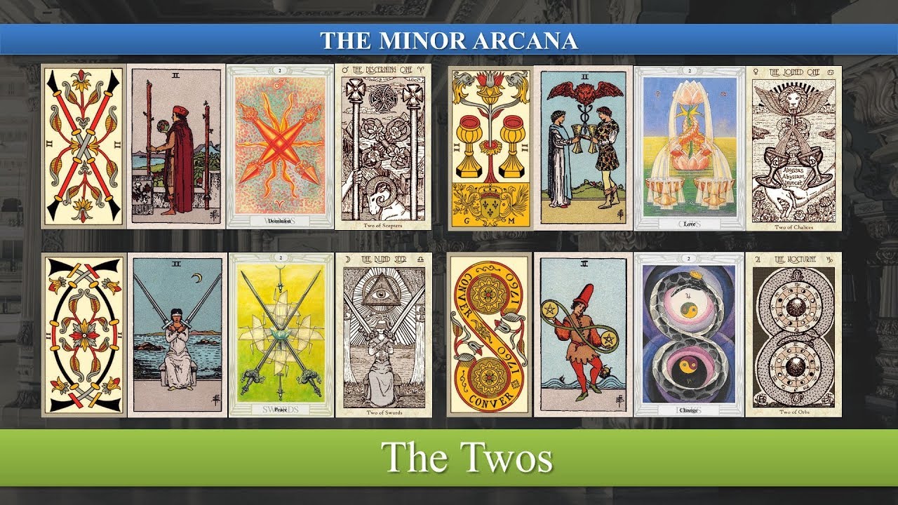 The Twos: Tarot Card Meanings - YouTube