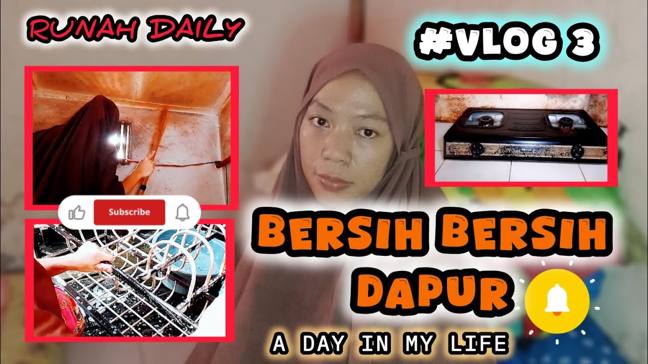 #VLOG3 Bersihkan Sarang Laba Laba🕸️🕷️ || Lanjut Bersihkan Rak Piring 🗄️ ...