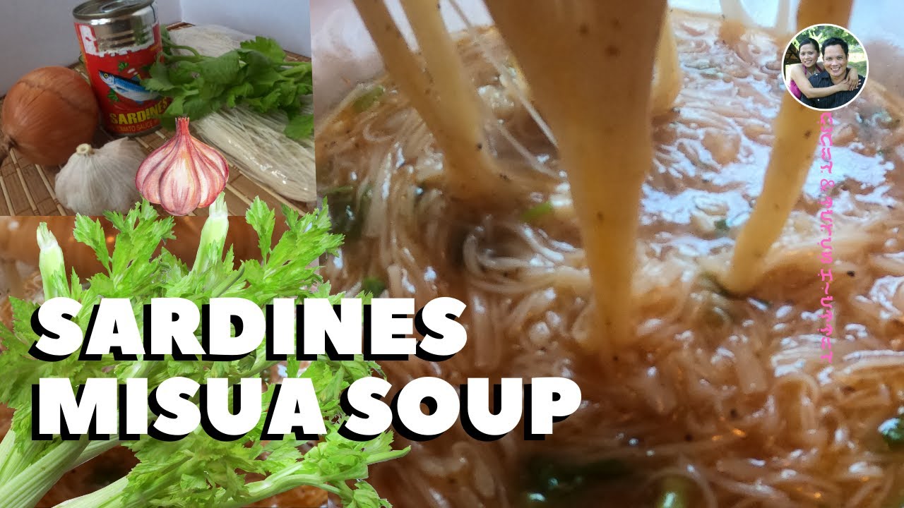 SARDINES MISUA SOUP - YouTube