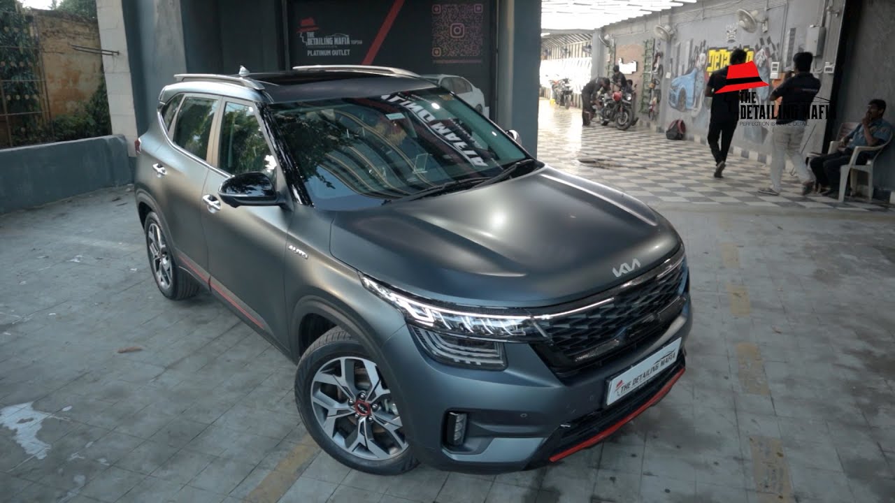 Kia Seltos X-Line Now Protected Using Self-Healing MATTE PPF | The ...
