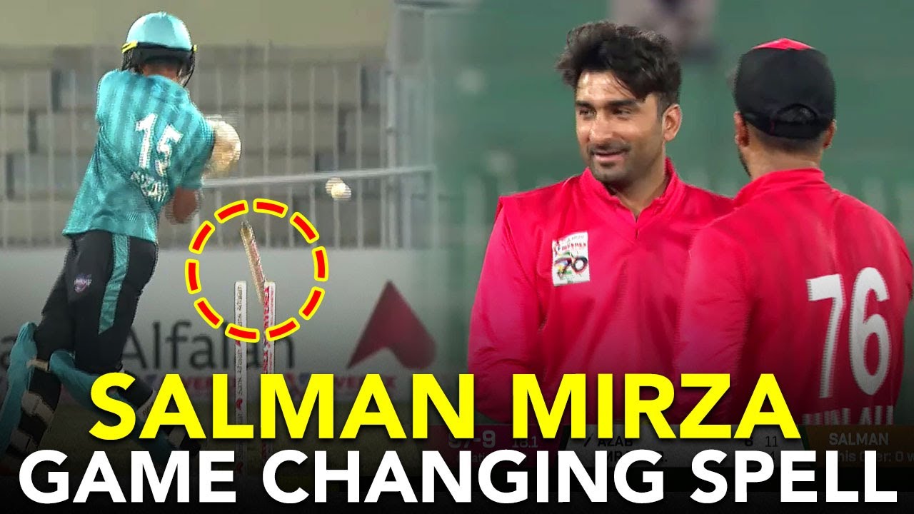 Salman Mirza Takes 3 Wickets | Lahore Blues vs Bahawalpur | M 6 ...